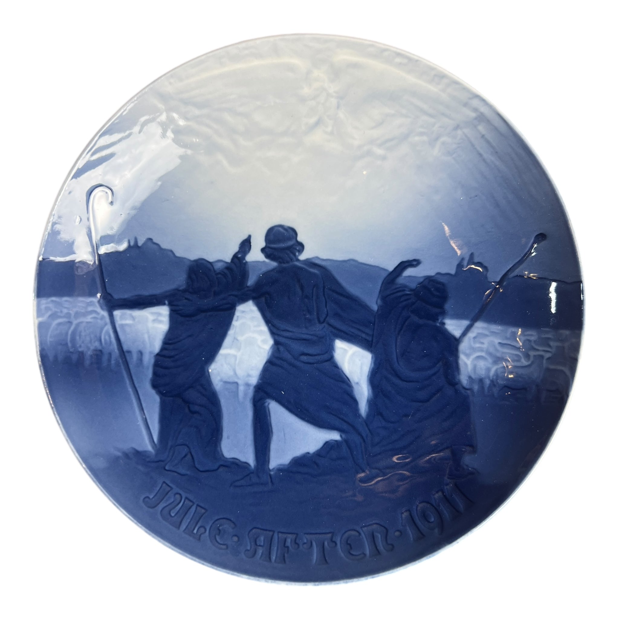 Bing & Grondahl Plate - 1911 First it was sung by the Angels to the Sh – Emma Jeans