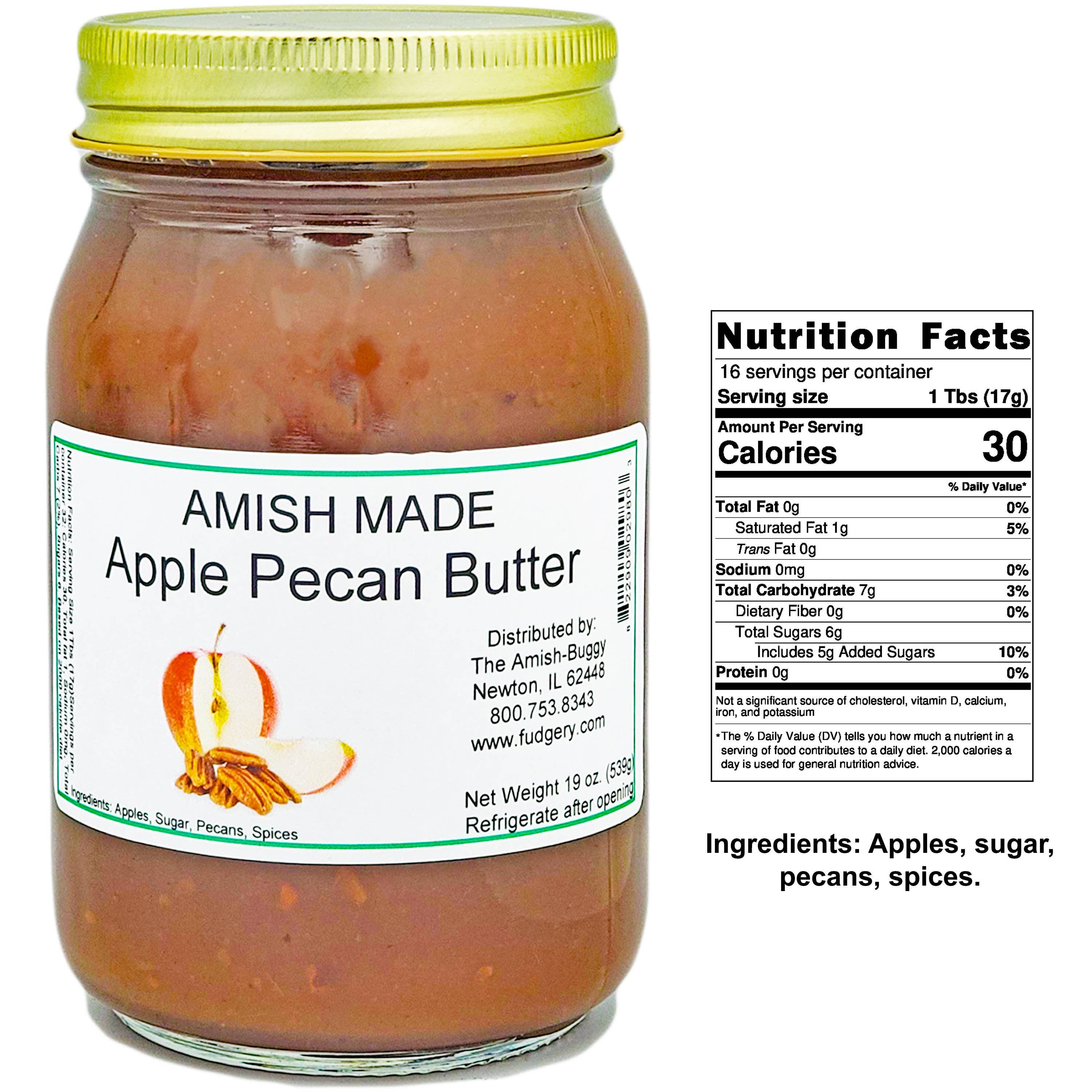 Amish Made Butters: Apple Pecan 16 oz. – Emma Jeans