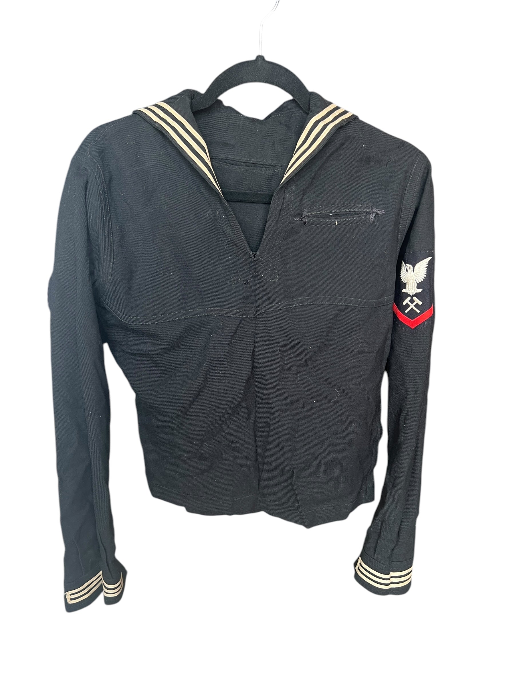 Vintage Military - WWII US Navy Coast Guard Jumper Shipfitter Metalsmi ...