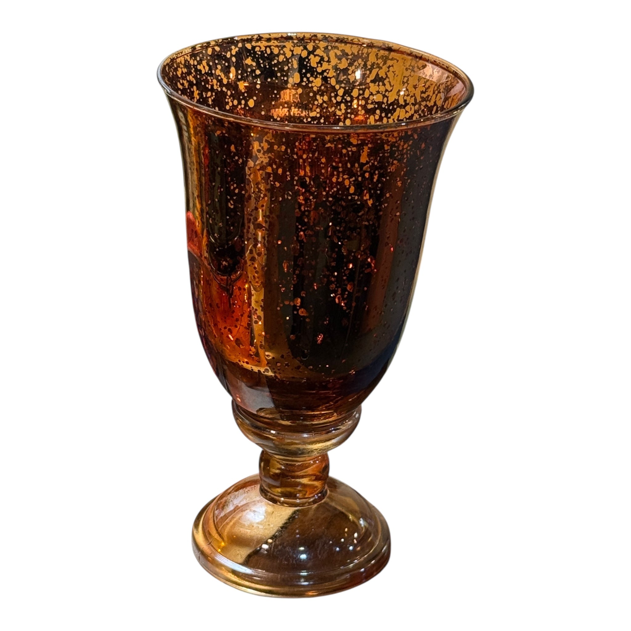 Amber Mercury Glass Candleholder – Emma Jeans