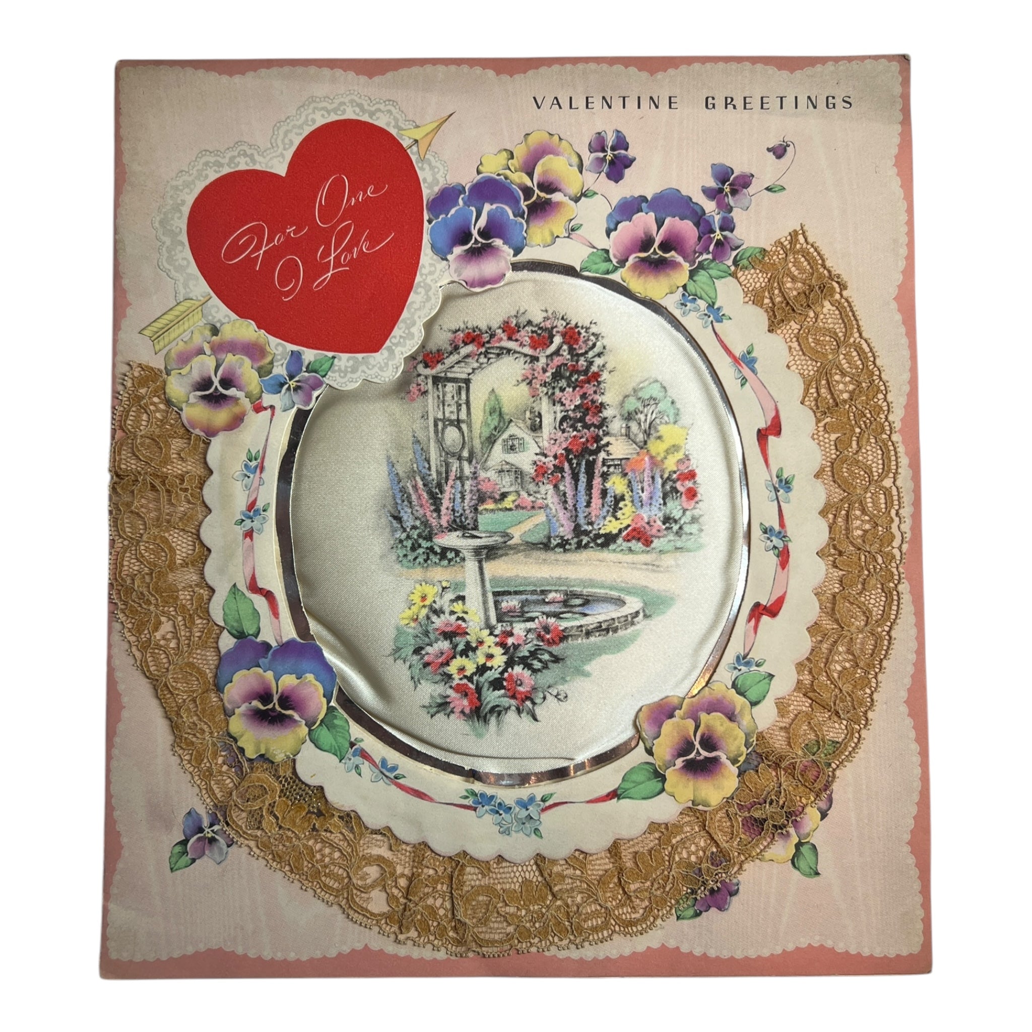 Vintage Rust Craft Valentine Greetings Card – Emma Jeans