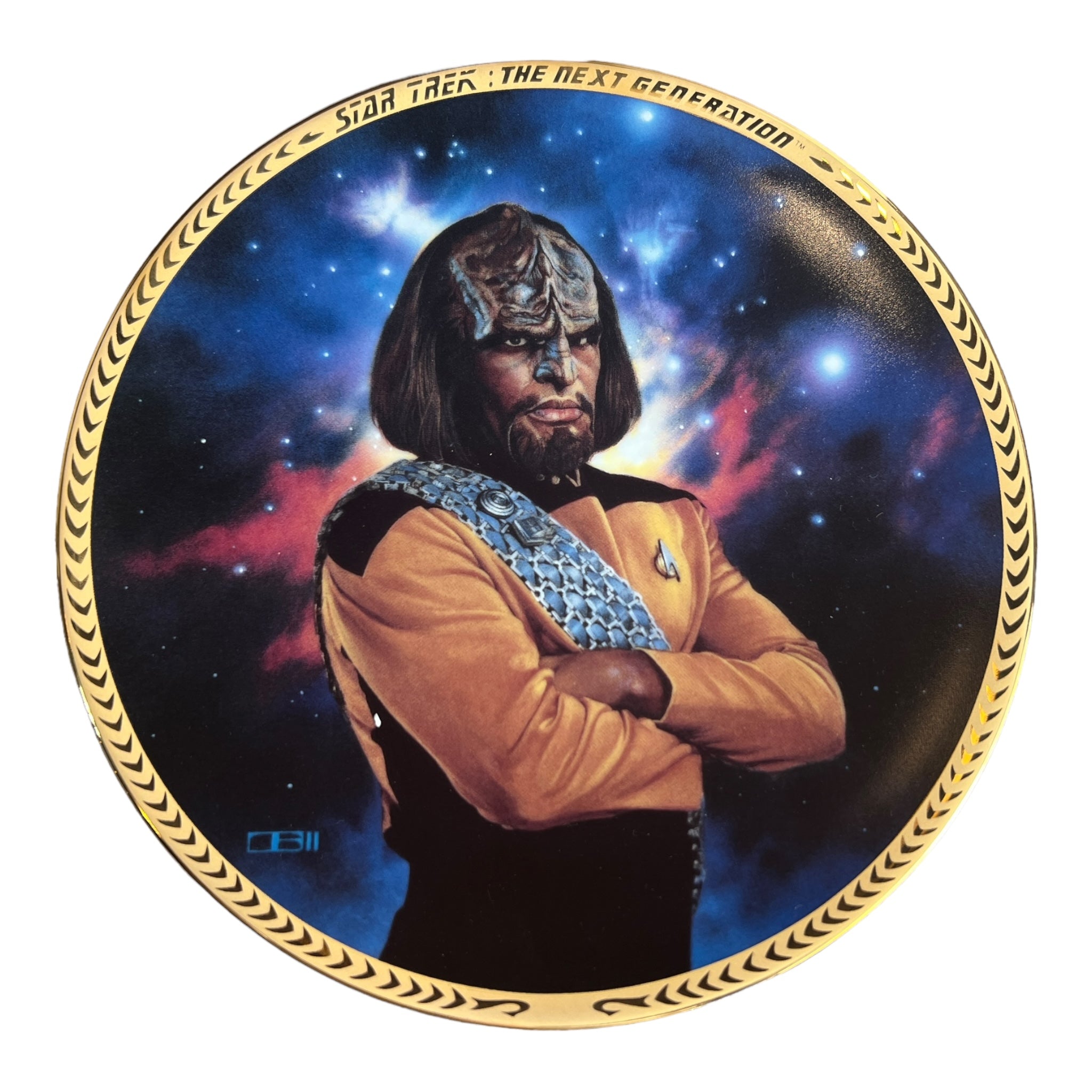 Decorative Plate - Star Trek Lieutenant Worf – Emma Jeans