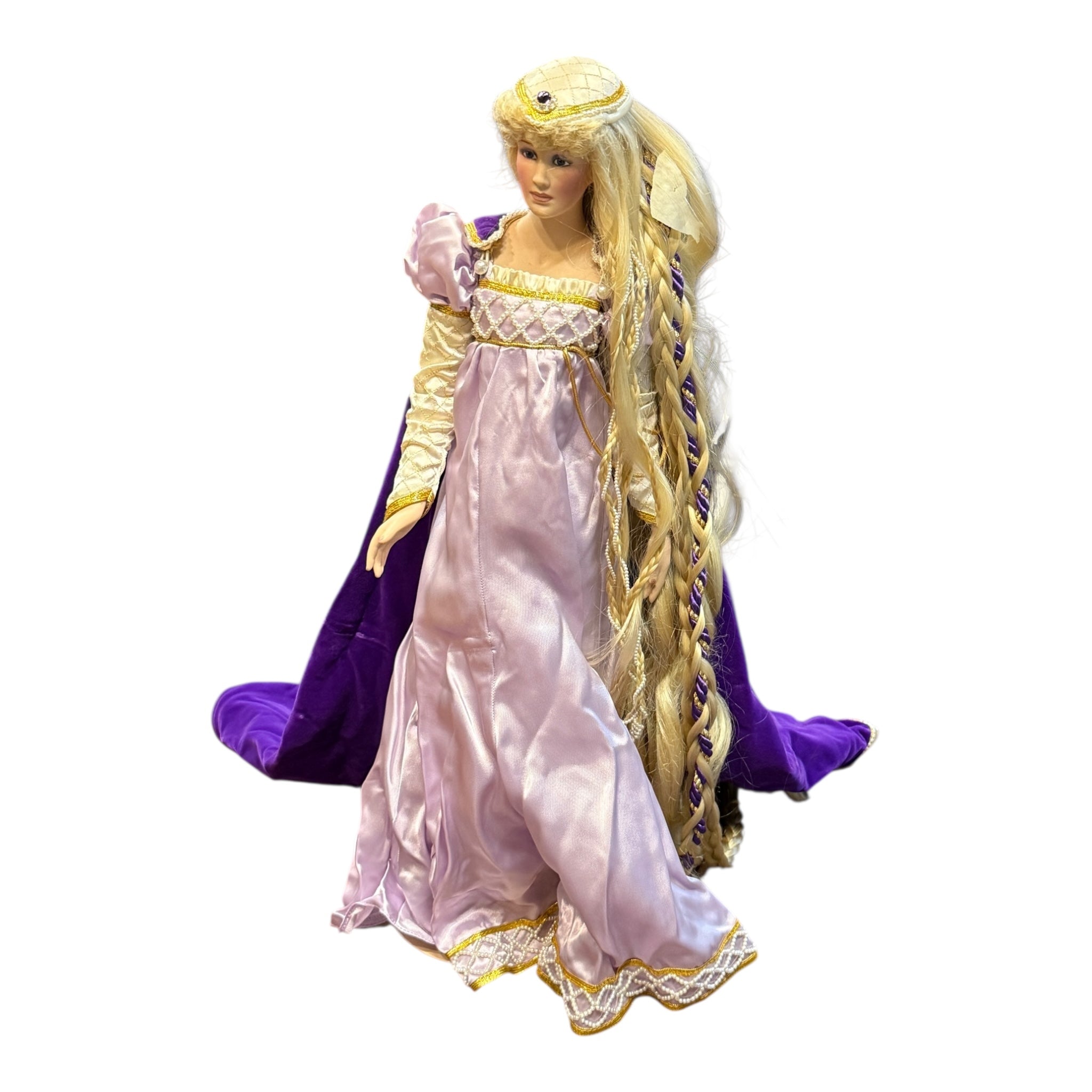 Dolls - Franklin Heirloom “Rapunzel” Porcelain Doll Gerda Neubacher 19 ...