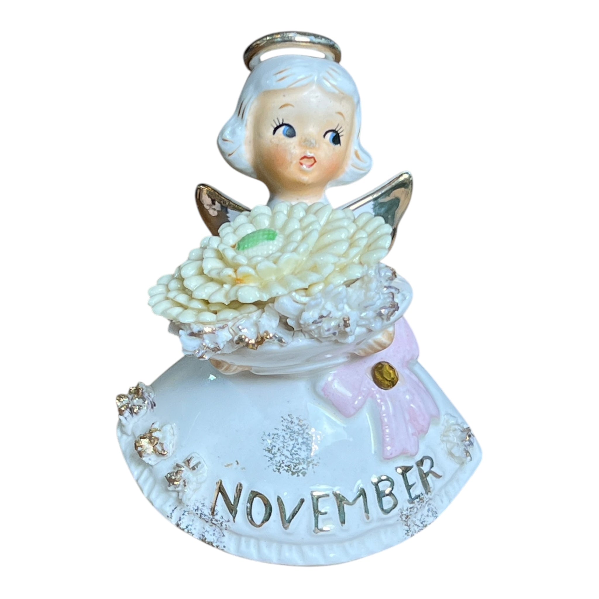 Ceramic Angel Lefton November Angel – Emma Jeans
